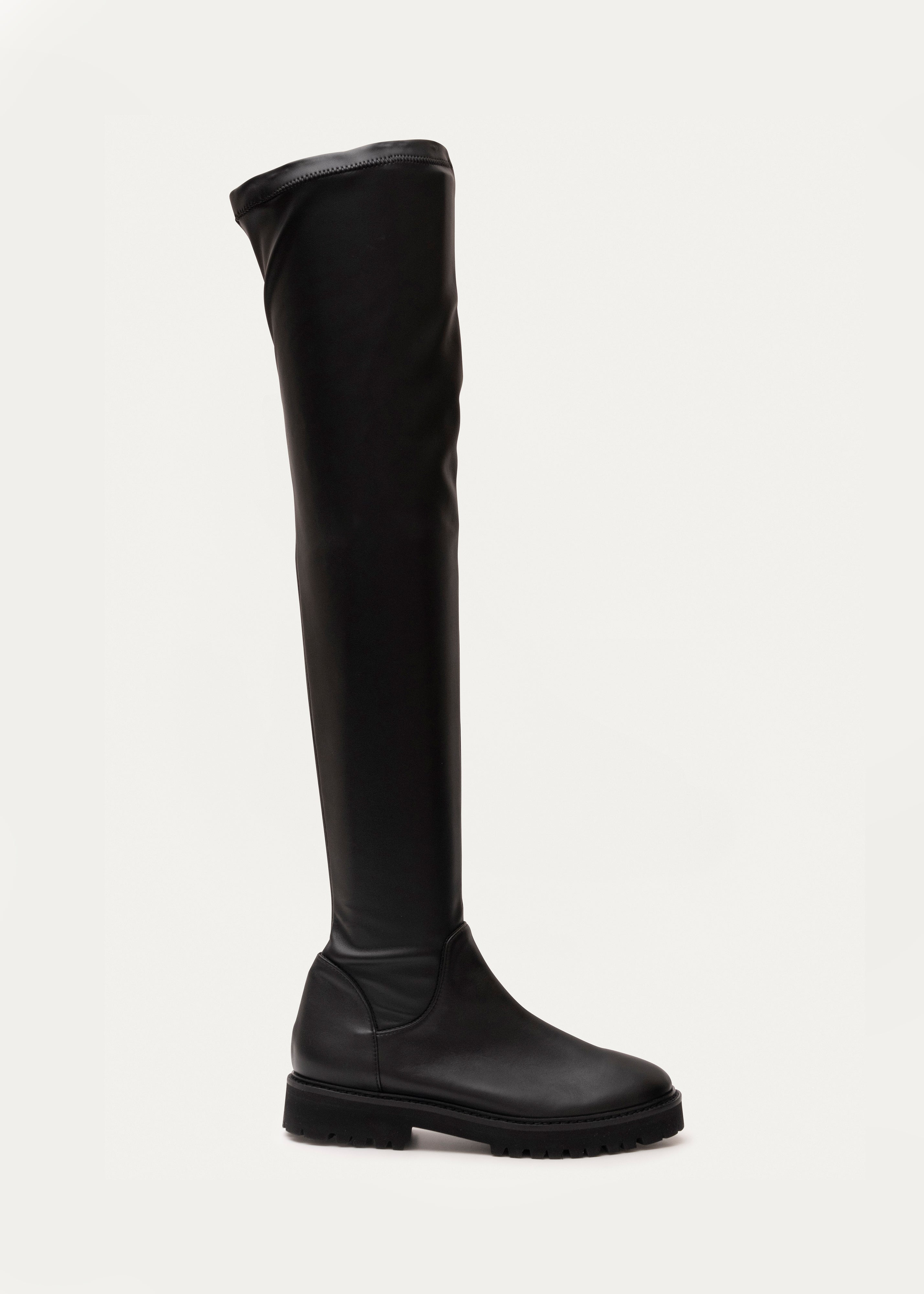 Blake - Boots up to size 45, black vegan leather | Miyana Berlin